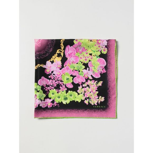 Versace | Accessories | Versace Neck Scarf Woman Black | Poshmark